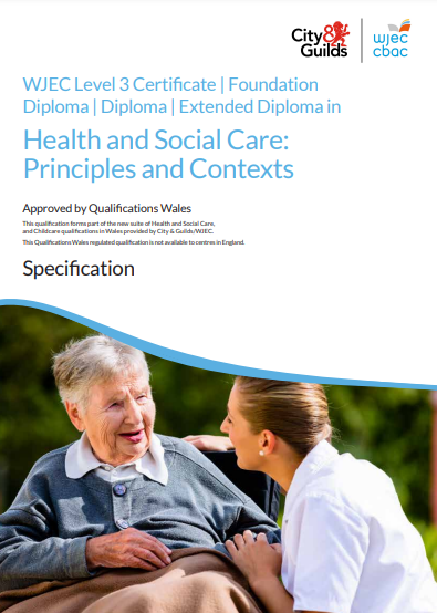 Level 3 Health and Social Care: Principles and Contexts (First ...